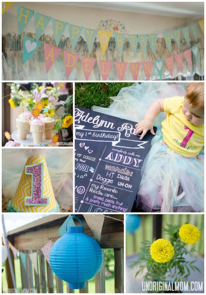You Are My Sunshine First Birthday Party - unOriginal Mom