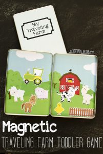 Magnetic Farm Toddler Activity - unOriginal Mom
