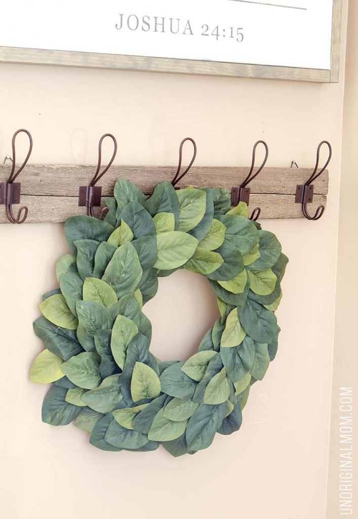 DIY Farmhouse Magnolia Wreath - unOriginal Mom
