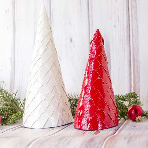 Duct Tape Christmas Trees - unOriginal Mom