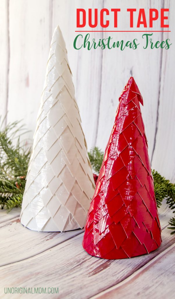 Duct Tape Christmas Trees - unOriginal Mom