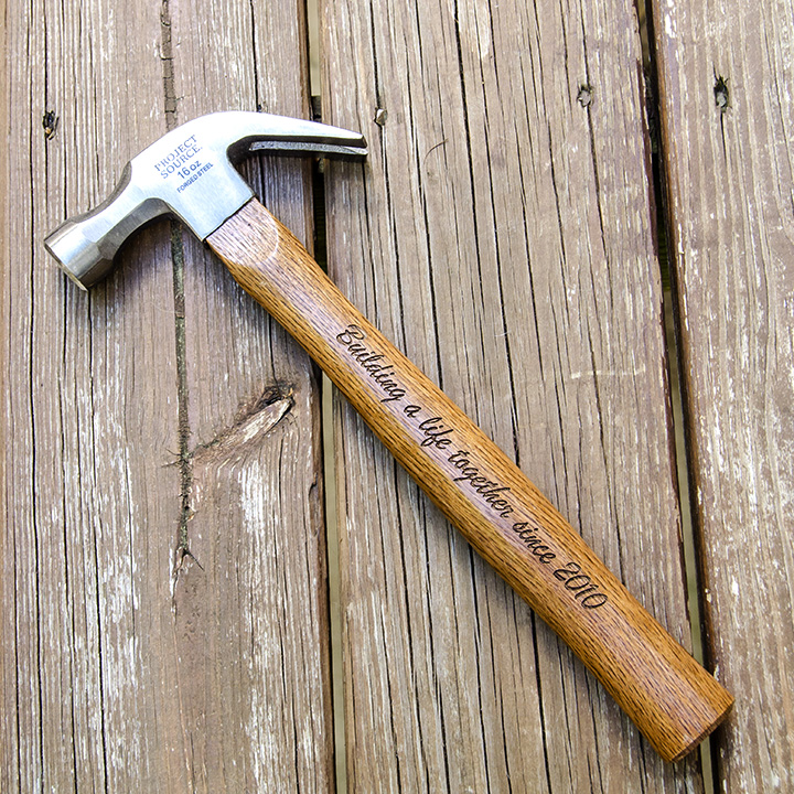 Anniversary Gift Idea - an Engraved Hammer - unOriginal Mom