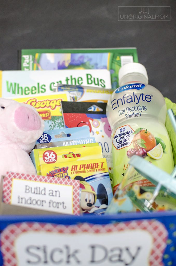 Printable Sick Day Activity Cards - unOriginal Mom