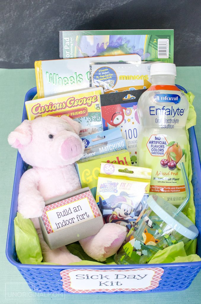 Printable Sick Day Activity Cards - unOriginal Mom