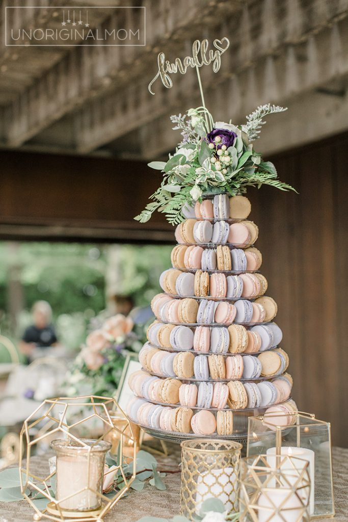 Macaron Tower for a Wedding - unOriginal Mom