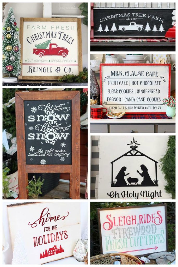 50 Free Christmas Cut Files for Silhouette and Cricut!