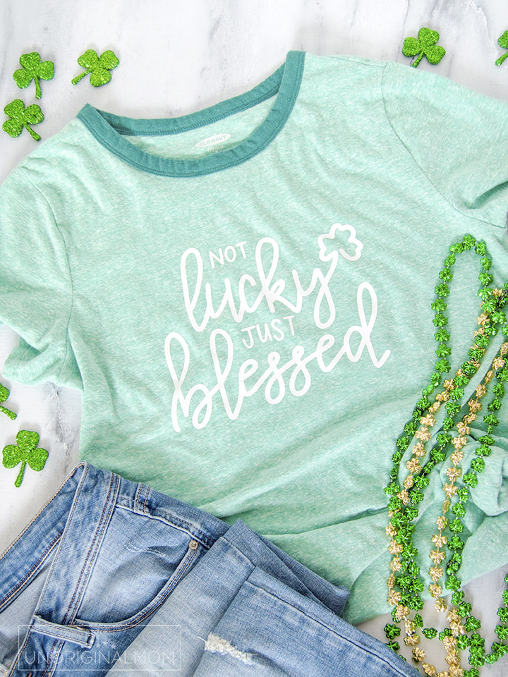 St Patrick's Day Svg Lucky and Blessed Svg Blessed Mama Svg Buffalo ...