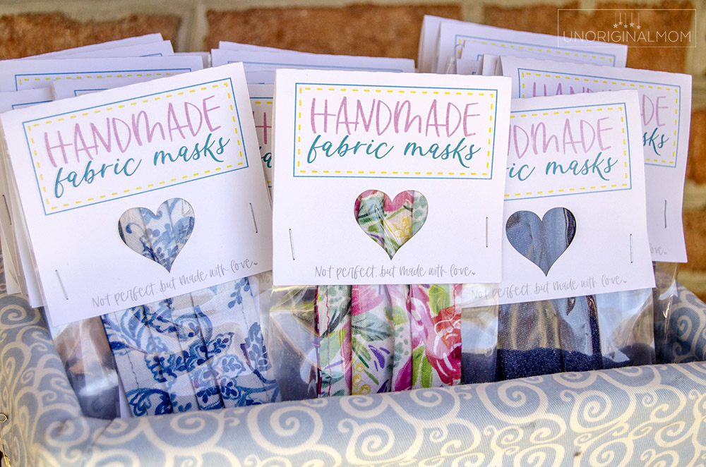 How to Package Fabric Masks - unOriginal Mom