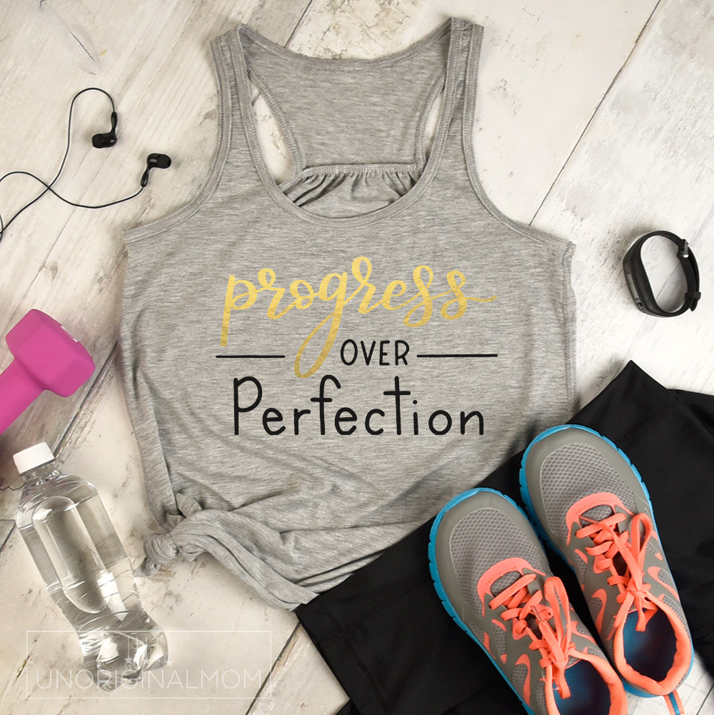 Free SVG: Progress Over Perfection - unOriginal Mom Free SVG: Progress Over Perfection - unOriginal Mom